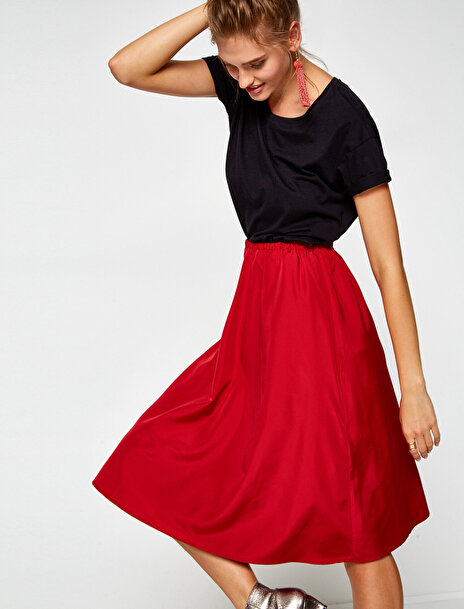 Koton Kadın Rahat Kesim Etek