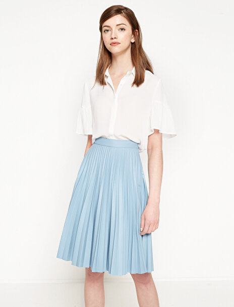 Koton Kadın Pilili Etek