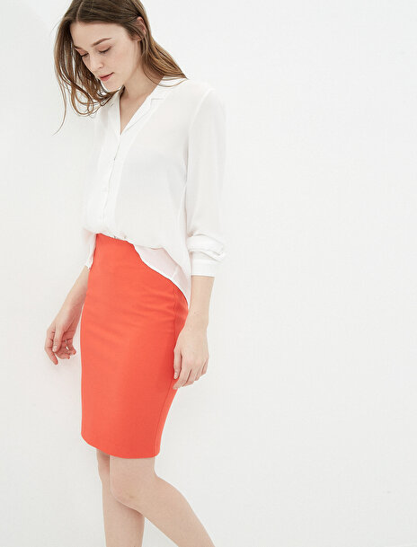 Koton Kadın Klasik Etek