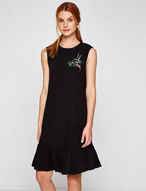 Koton Kadın Nakışlı Elbise