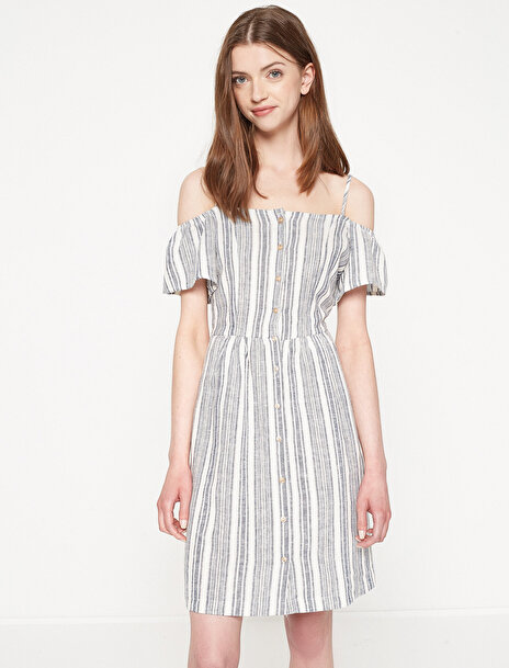 Koton Kadın Keten Elbise