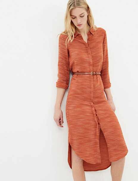 Koton Kadın Klasik Yaka Elbise