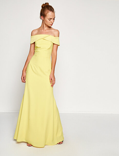 Koton Kadın Omzu Açık Elbise Abiye