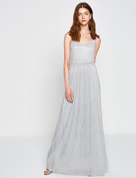 Koton Kadın Sim Detaylı Elbise Abiye