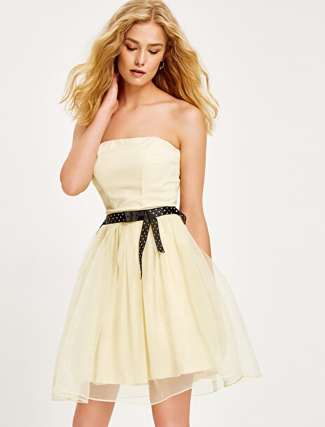 Koton Kadın Straplez Elbise Abiye