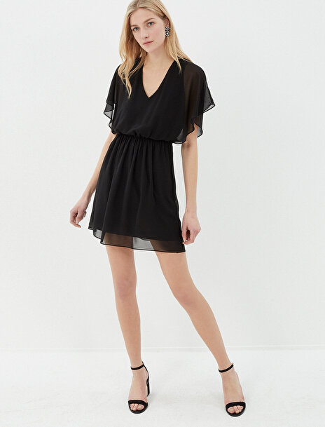 Koton Kadın Sırt Detaylı Elbise