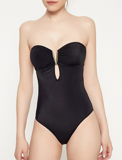 Koton Kadın Yaka Detaylı Mayo