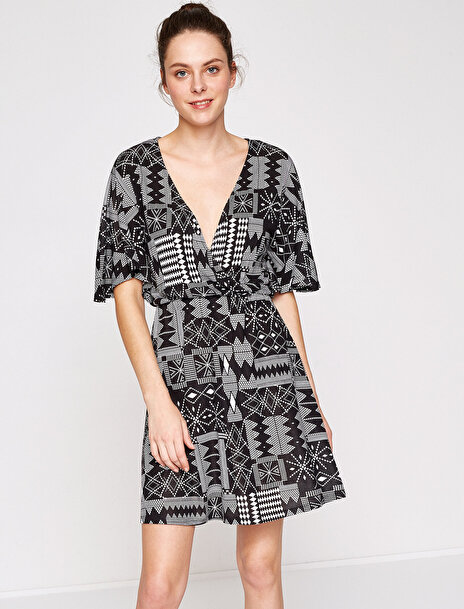 Koton Kadın Etnik Desenli Elbise