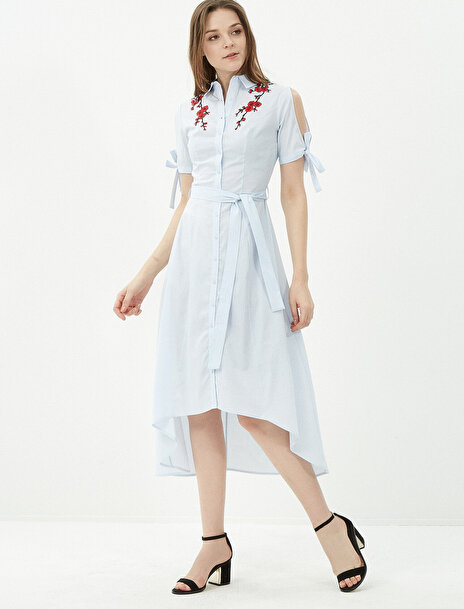 Koton Kadın İşlemeli Elbise