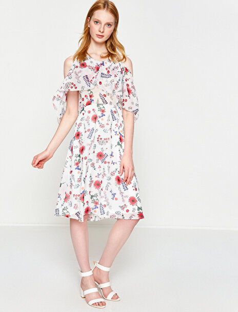 Koton Kadın Çiçekli Yazlık Elbise