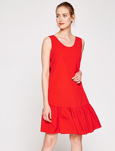 Koton Kadın Oyuk Yaka Elbise Koton Kadın Oyuk Yaka Elbise