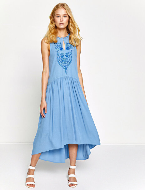 Koton Kadın İşlemeli Elbise