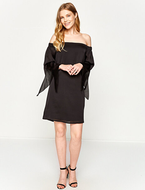 Koton Kadın Omuz Detaylı Elbise