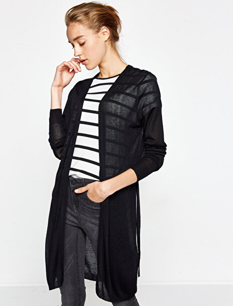 Koton Kadın Beli Bağlamalı Triko Hırka