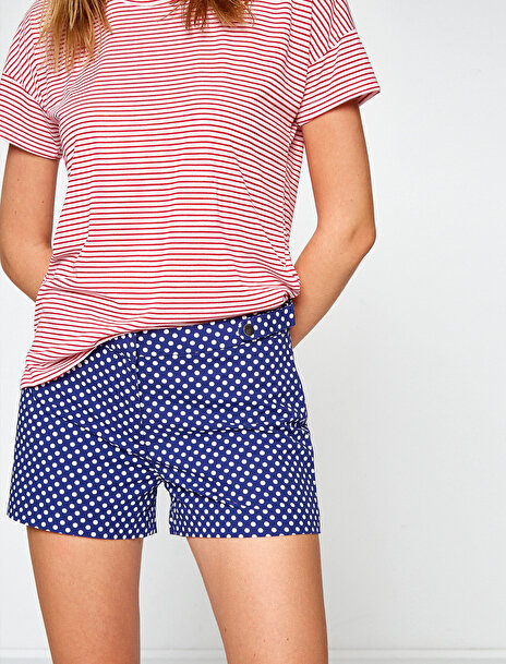 Koton Kadın Puantiyeli Şort Koton Kadın Puantiyeli Şort