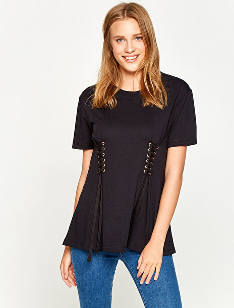 Koton Kadın Kuş Gözü Detaylı Tunik