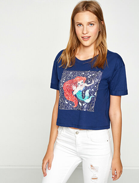 Koton Kadın The Little Mermaid T-Shirt Koton Kadın The Little Mermaid T-Shirt