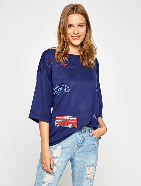 Koton Kadın Baskılı T-Shirt