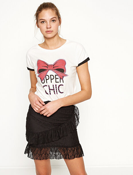 Koton Kadın Baskılı T-Shirt