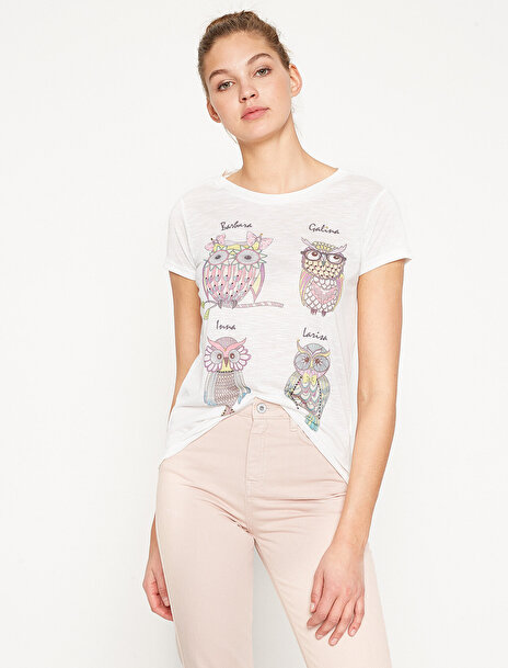Koton Kadın Baskılı T-Shirt