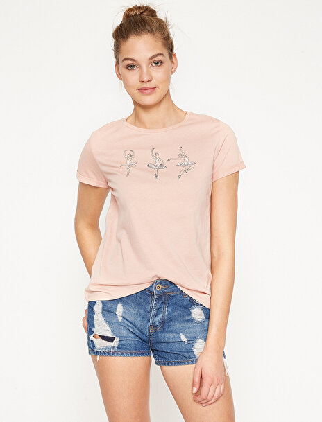 Koton Kadın Baskılı T-Shirt