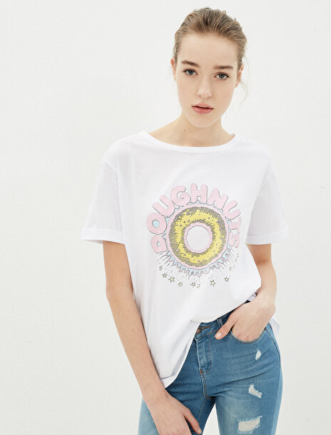 Koton Kadın Baskılı T-Shirt