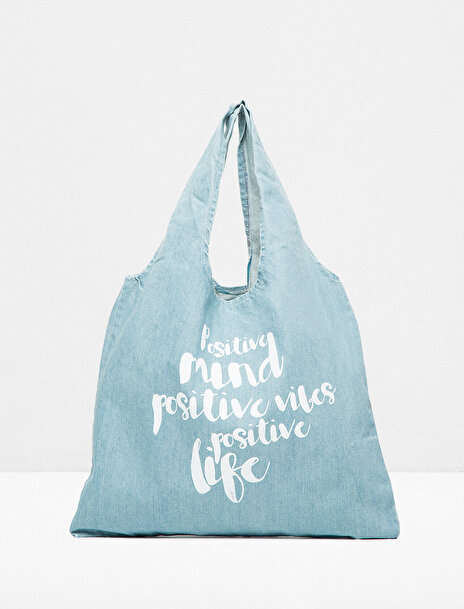 Koton Kadın Yazılı Baskılı Çanta