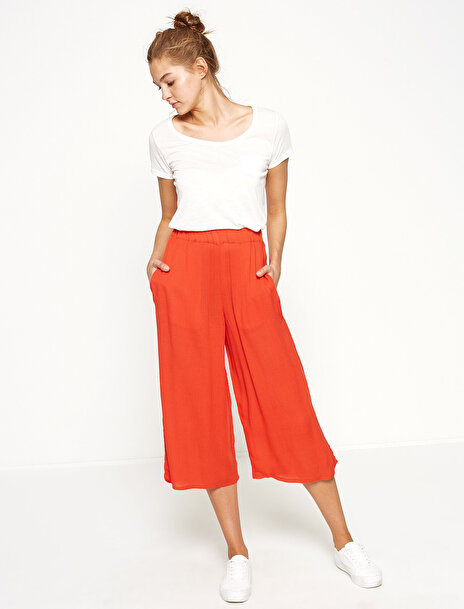 Koton Kadın Kısa Paça Pantolon