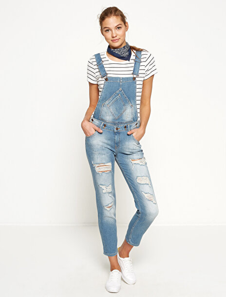 Koton Kadın Cep Detaylı Tulum