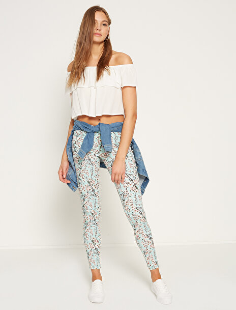 Koton Kadın Floral Pantolon