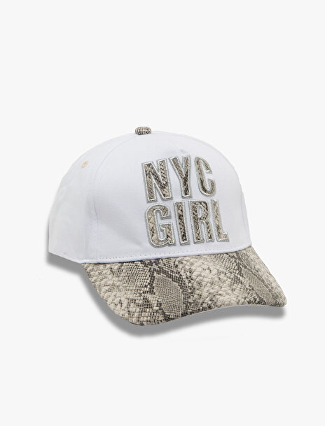 Koton Kadın Yazılı Baskılı Şapka