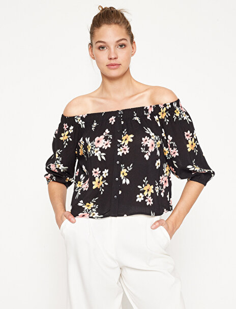 Koton Kadın Omzu Açık Bluz