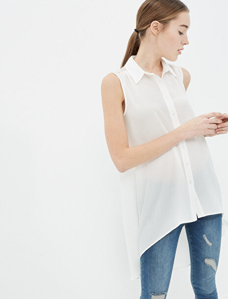 Koton Kadın Dantel Detaylı Tunik