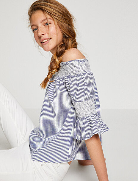 Koton Kadın Omzu Açık Bluz