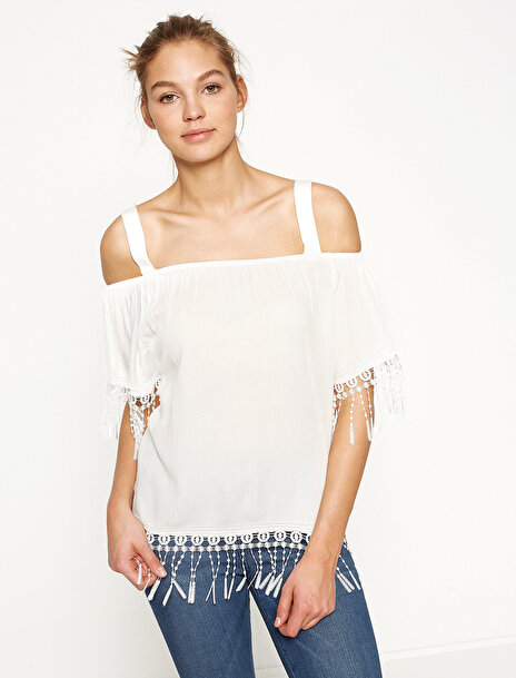 Koton Kadın Omzu Açık Bluz