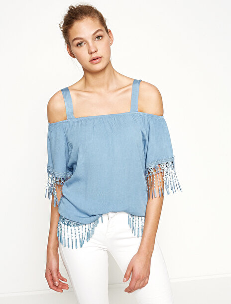 Koton Kadın Omzu Açık Bluz