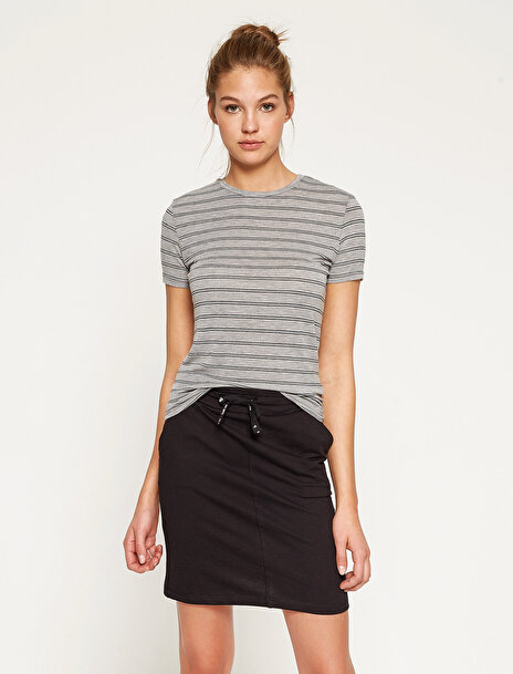 Koton Kadın Beli Bağlamalı Etek