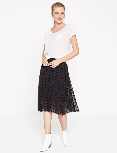 Koton Kadın Yıldız Desenli Etek