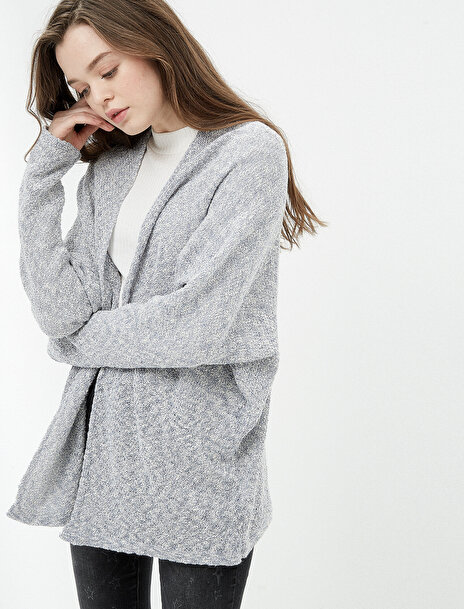 Koton Kadın Düz Triko Hırka