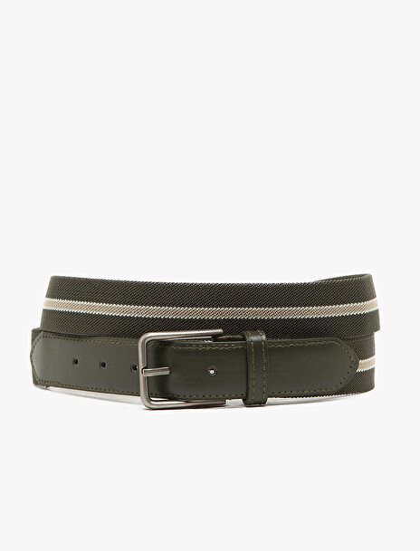 Koton Erkek Deri Detaylı Kemer