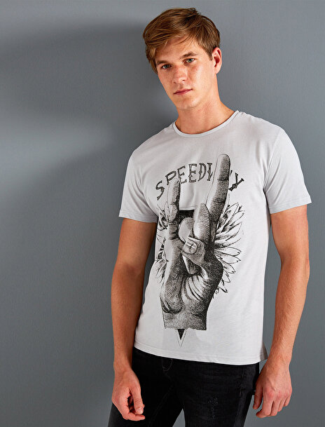 Koton Erkek Baskılı T-Shirt