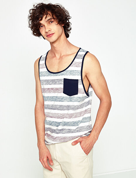 Koton Erkek Çizgili Atlet