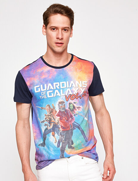Koton Erkek Lisanslı Guardians of the Galaxy Baskılı T-Shirt Koton Erkek Lisanslı Guardians of the Galaxy Baskılı T-Shirt