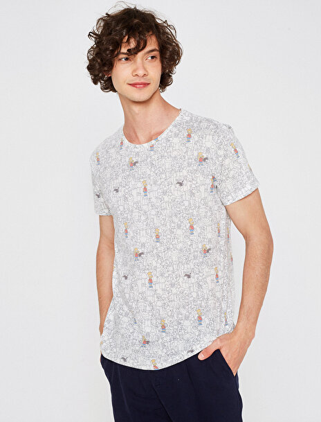 Koton Erkek Simpsons Baskılı T-Shirt