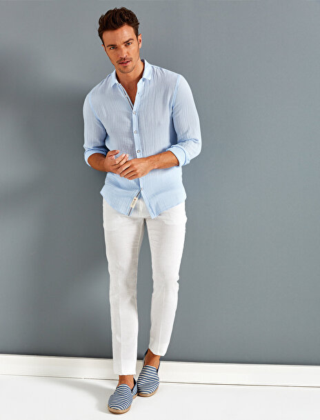 Koton Erkek Keten Pantolon