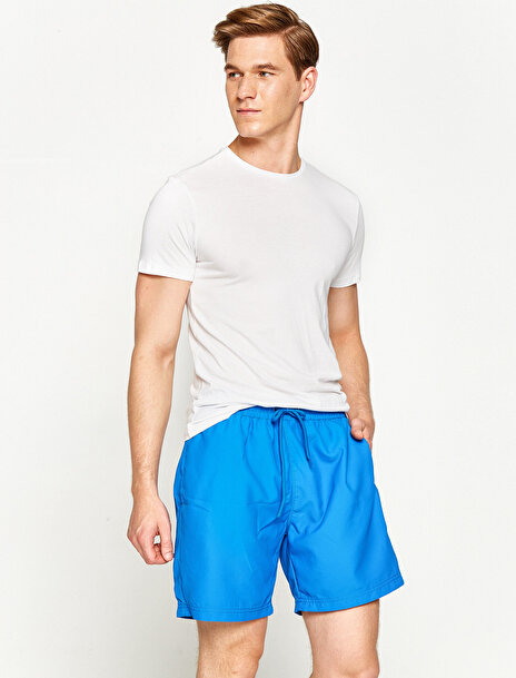 Koton Erkek Beli Bağlamalı Deniz Şortu