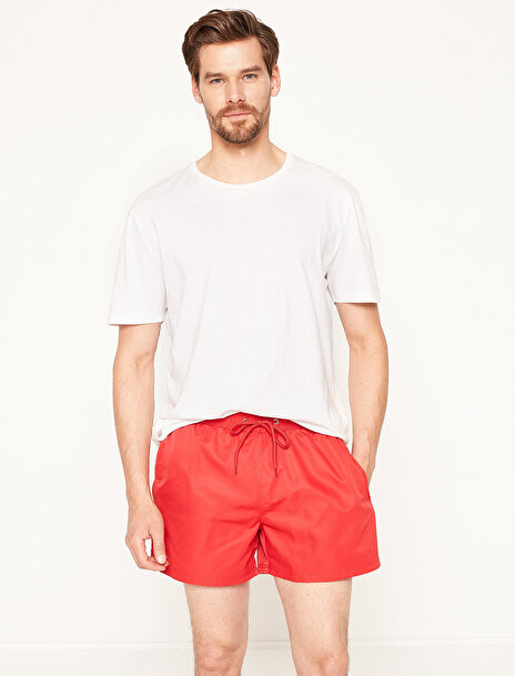 Koton Erkek Beli Bağlamalı Deniz Şortu