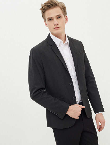 Koton Erkek V Yaka Blazer Ceket