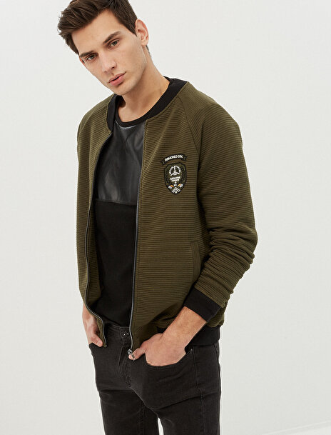 Koton Erkek Fermuar Detaylı Sweatshirt