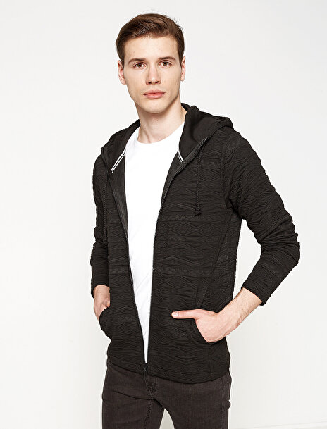 Koton Erkek Fermuar Detaylı Sweatshirt